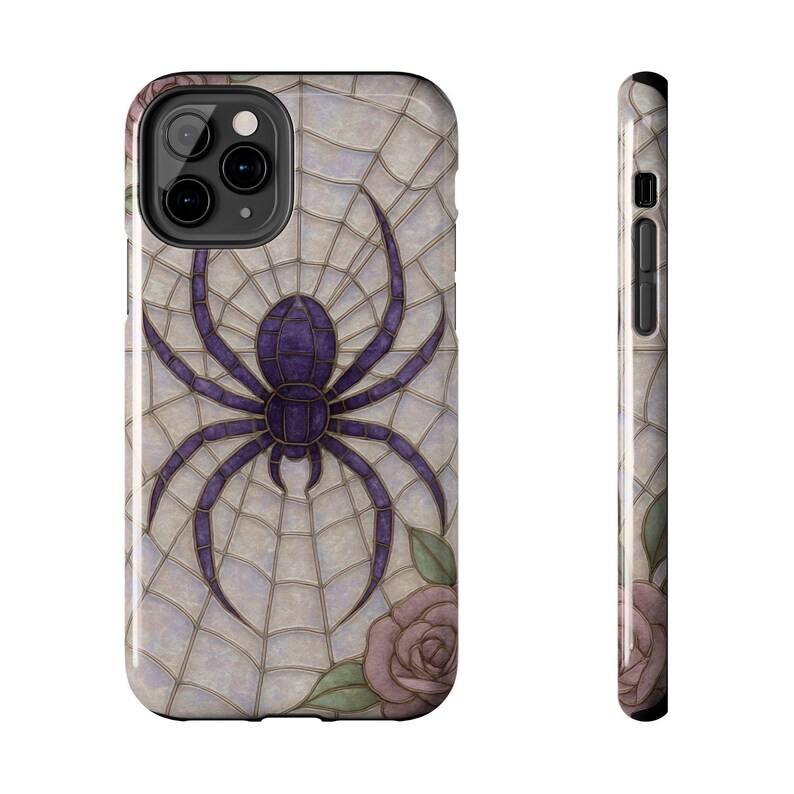Gothic Spider Web Phone Case: Spooky Halloween iPhone & Galaxy Cover - Etsy