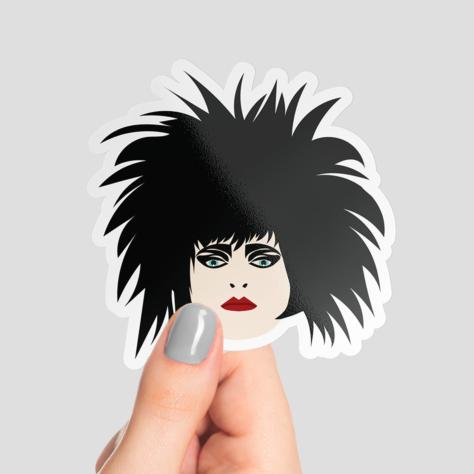 1980s Goth Punk Premium Vinyl Sticker Siouxsie Sioux Glossy | Etsy