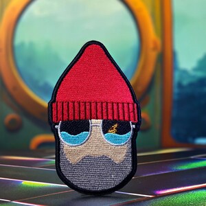 Steve Zissou Premium Iron-on Patch, the Life Aquatic Wes Anderson ...