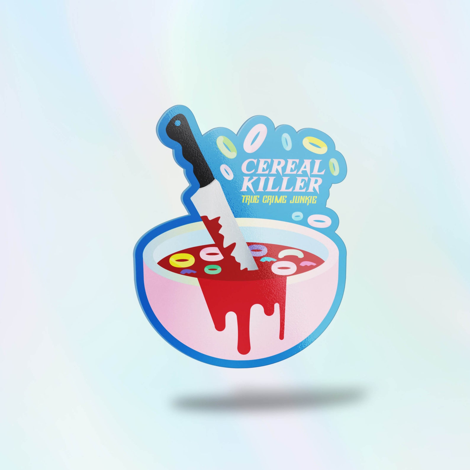 Serial Killer Sticker True Crime Junkie Water Bottle Sticker | Etsy