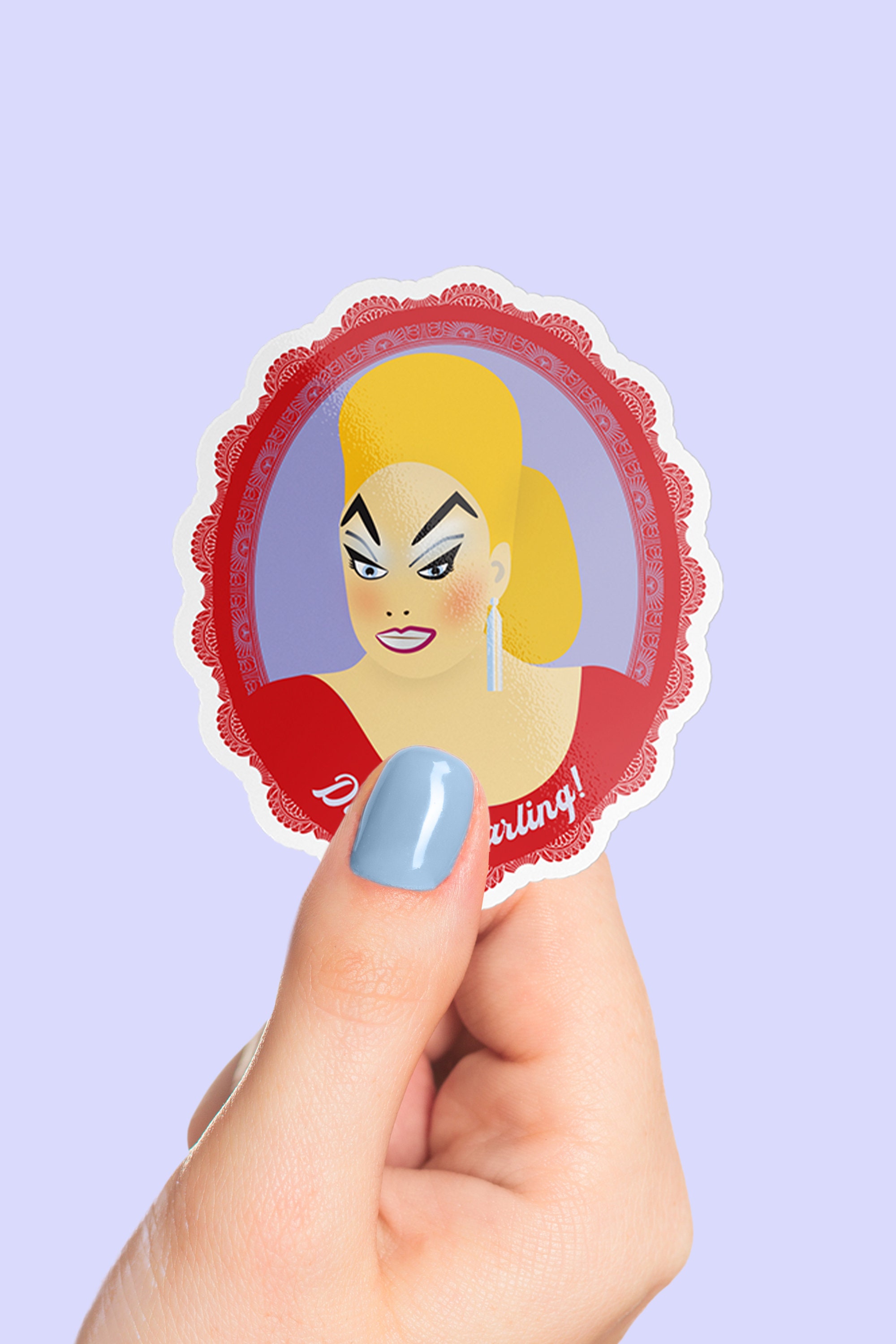 Divine Drag Queen Premium Vinyl Sticker John Waters Cult | Etsy