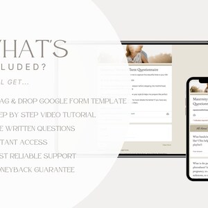 Maternity Photoshoot Questionnaire - Online Form Questionnaire, Drag ...