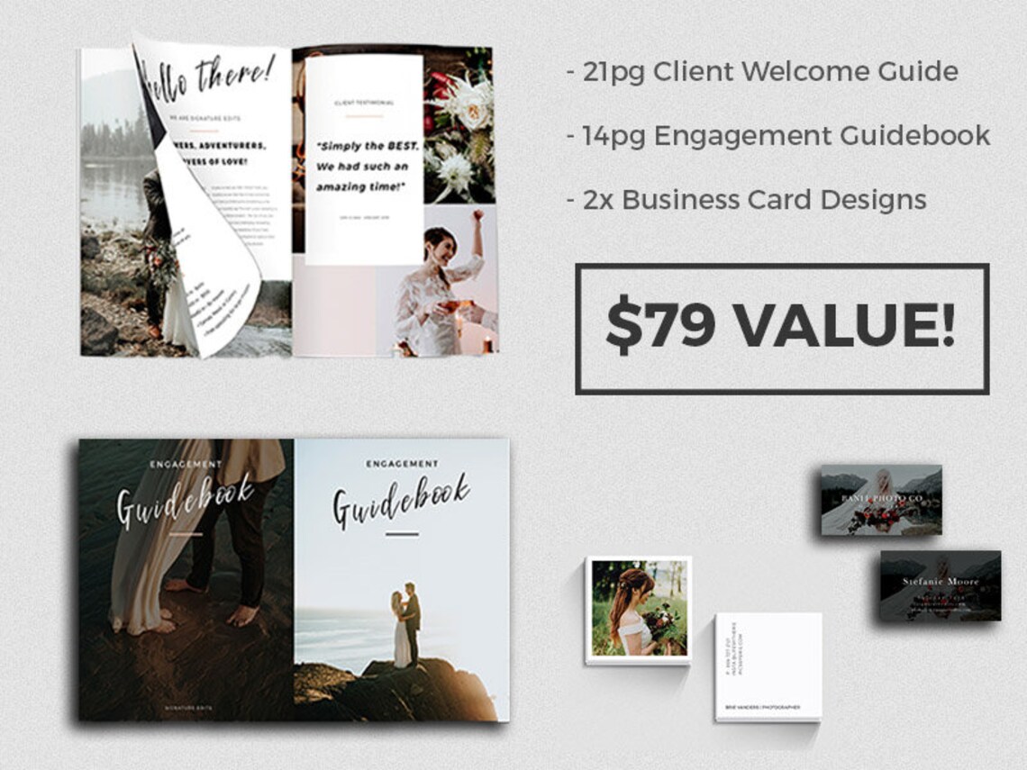 Photography Marketing Package Photographer Welcome package | Etsy