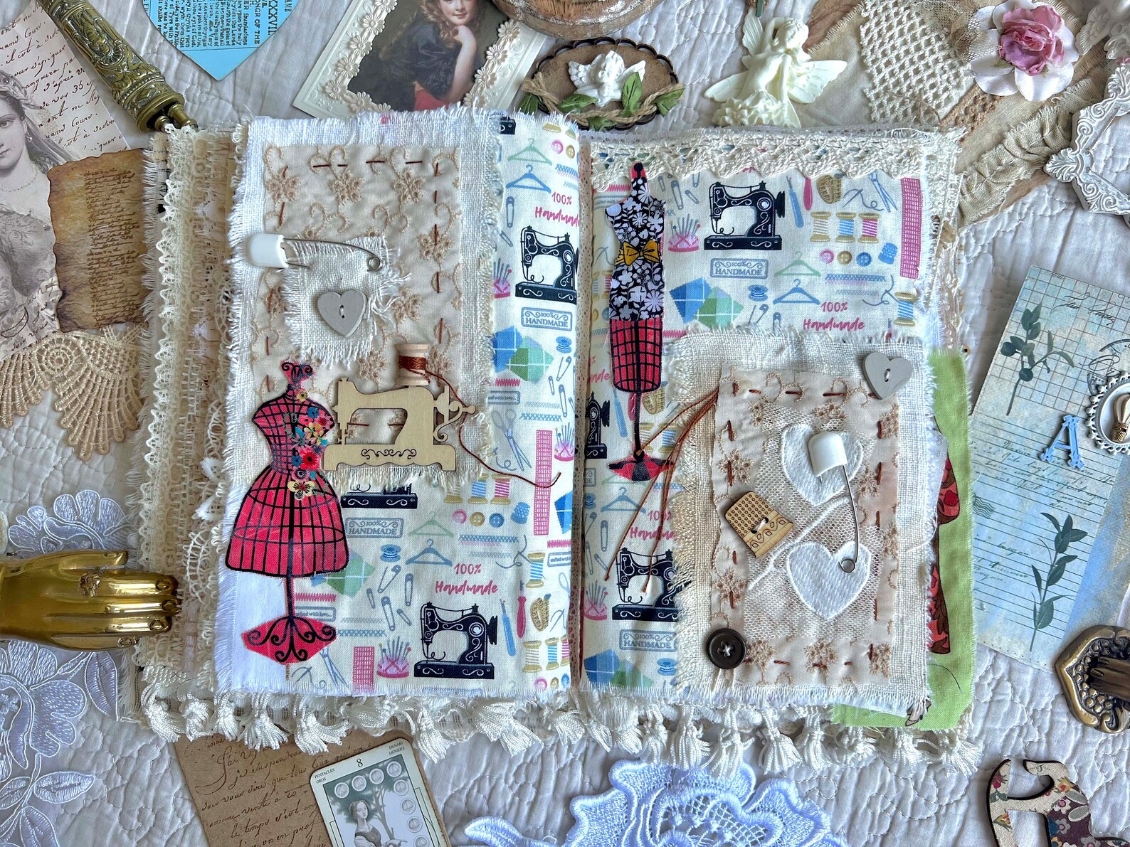 Junk Book Mixed Media Junk Journal Rare Gift. Unique Gift - Etsy