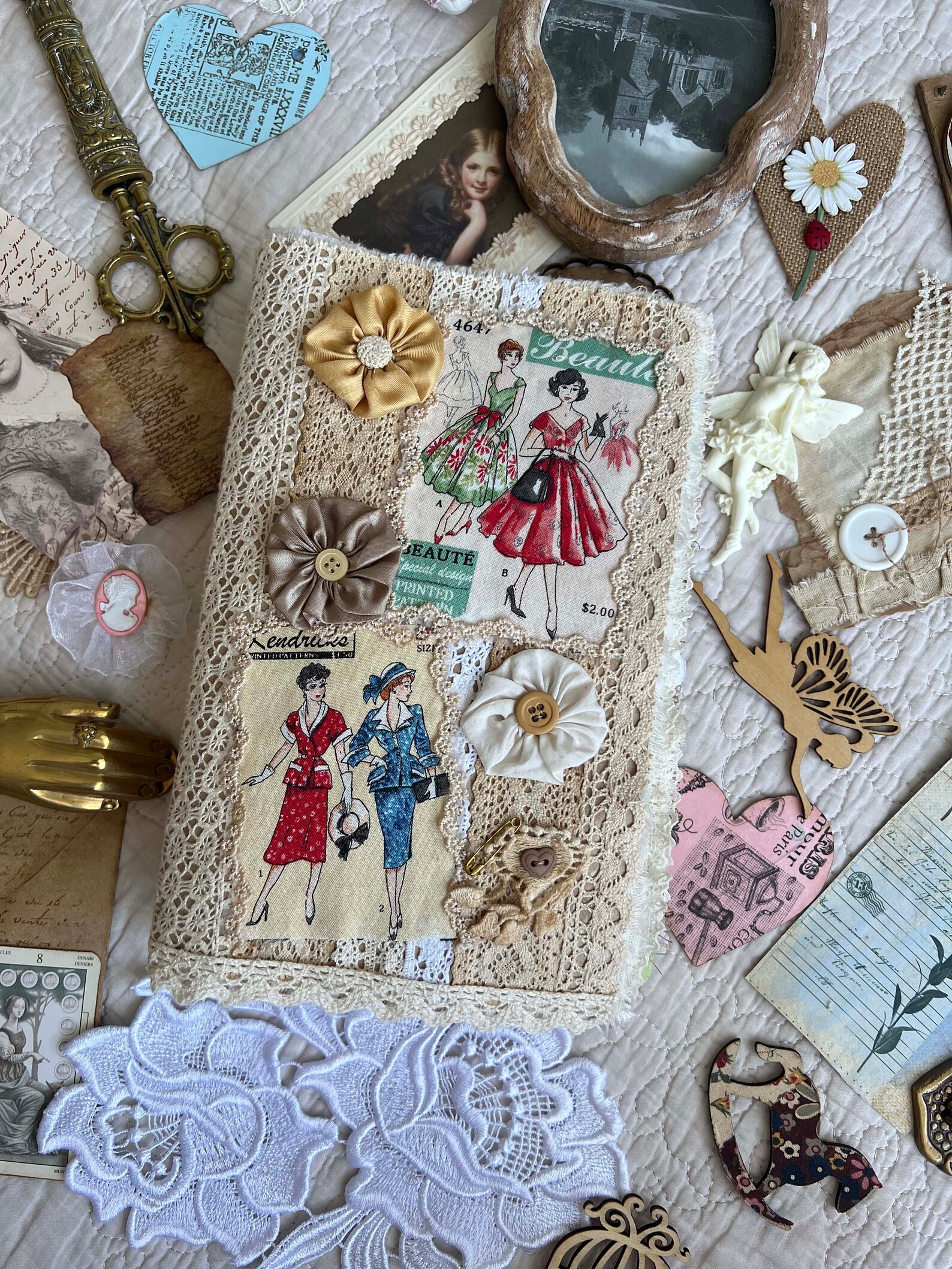 Junk Book Mixed Media Junk Journal, Rare Gift. Unique Gift, Junk ...