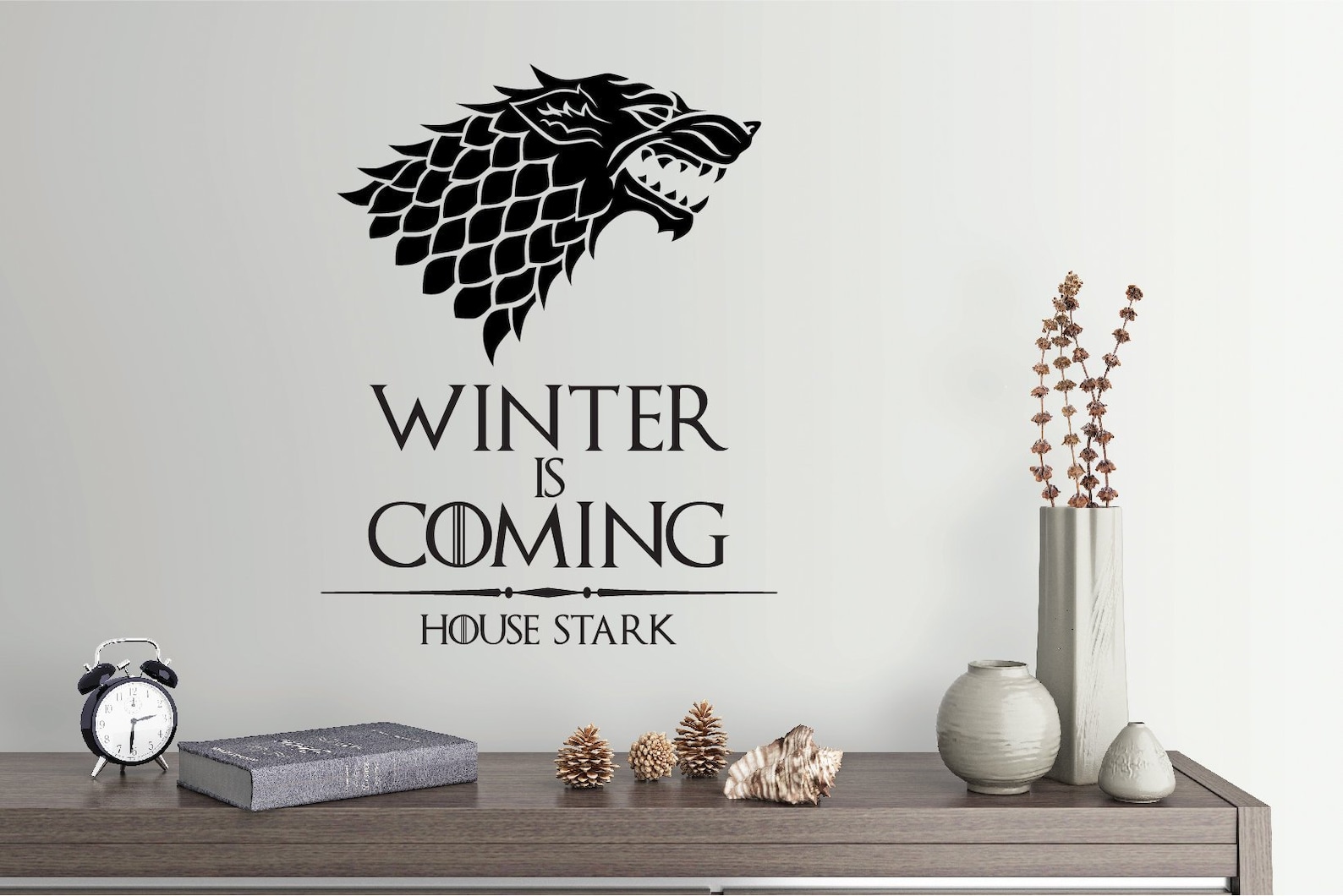Game of Thrones HOUSE STARK Quality Vinyl Wall - Etsy