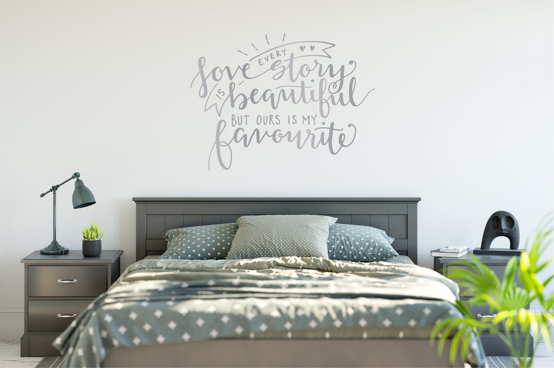 Every Love Story - Handmade Vinyl Wall Decal/sticker - Etsy