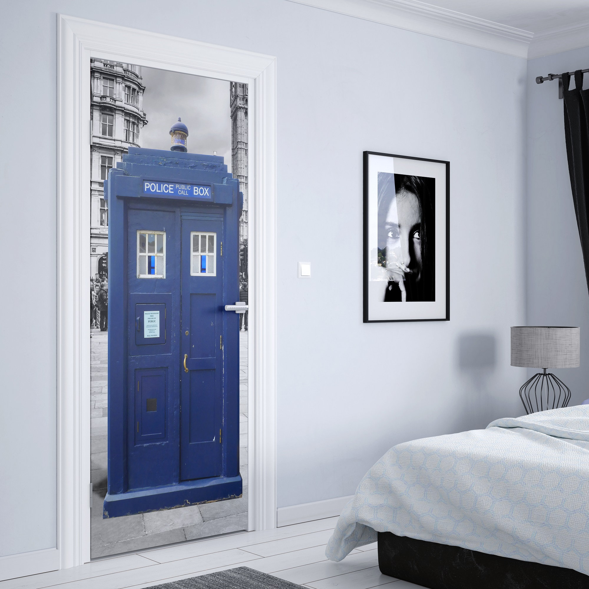 Doctor Who Tardis Door Decal