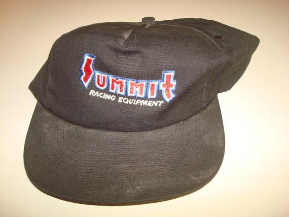 NASCAR RACING SUMMIT 1998 snapback script hat cap v… - Gem