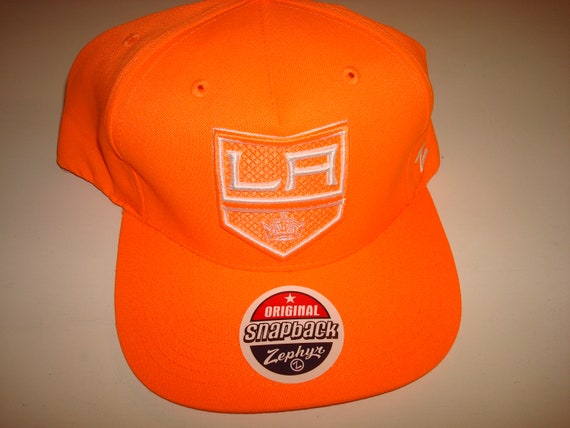 LOS ANGELES KINGS Big Logo Snapback Script Hat Cap Vintage 90s | Etsy