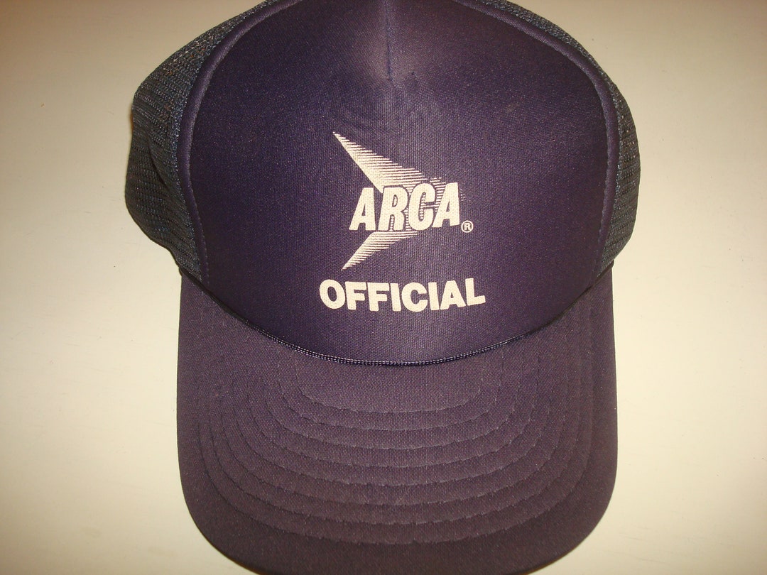 ARCA TRUCKER Snapback Script Hat Cap Vintage 90s - Etsy