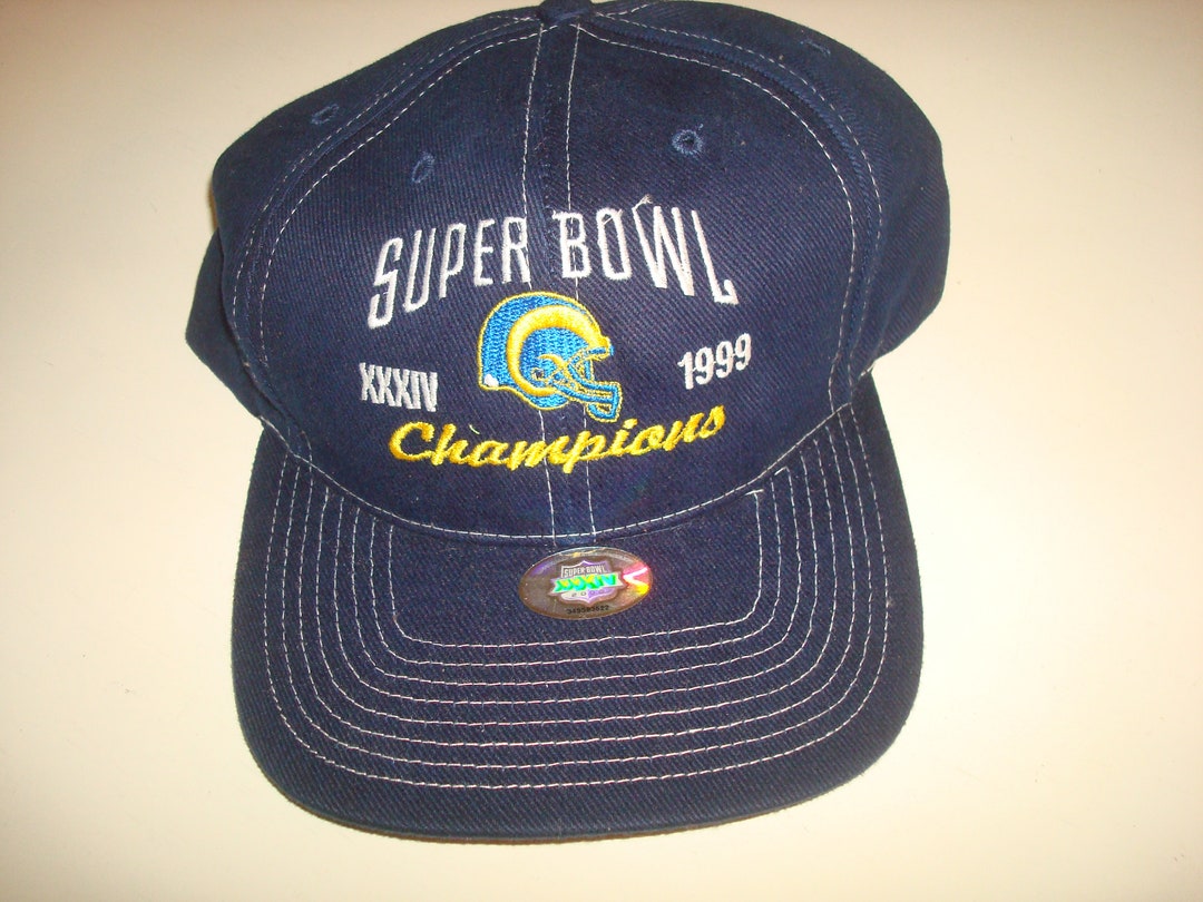 ST LOUIS RAMS 1999 Champs Snapback Script Hat Cap Vintage 90s - Etsy
