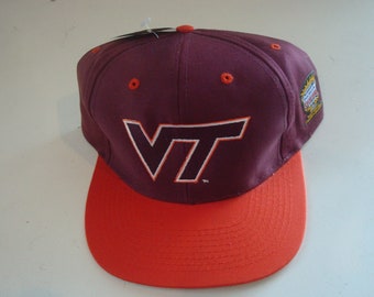 Virginia Tech Hat Vintage - Etsy
