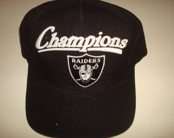 Raiders Script Hat - Etsy