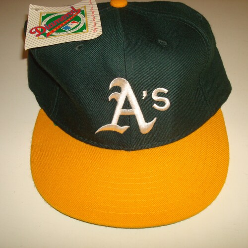 Vintage Oakland A's Athletics New Era Fitted Hat Cap Size - Etsy