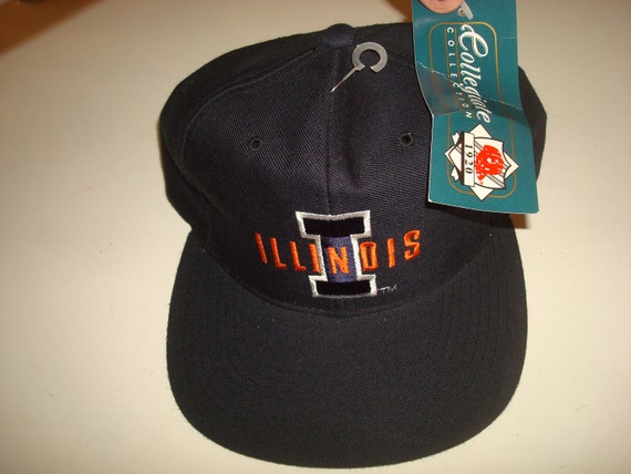 ILLINOIS ILLINI FIGHTING New Era Script Vintage Snapback Hat - Etsy