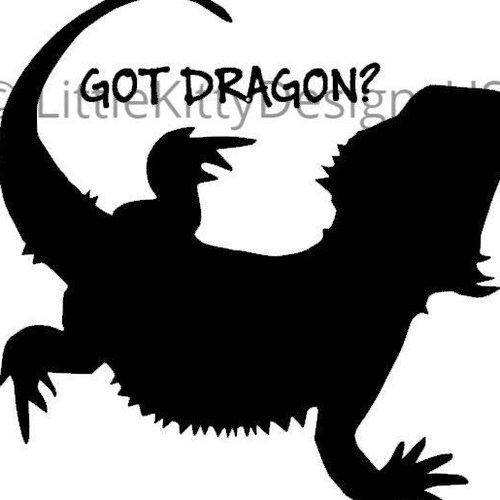 Bearded Dragon Decal/sticker Got Crickets 3X4 | Etsy