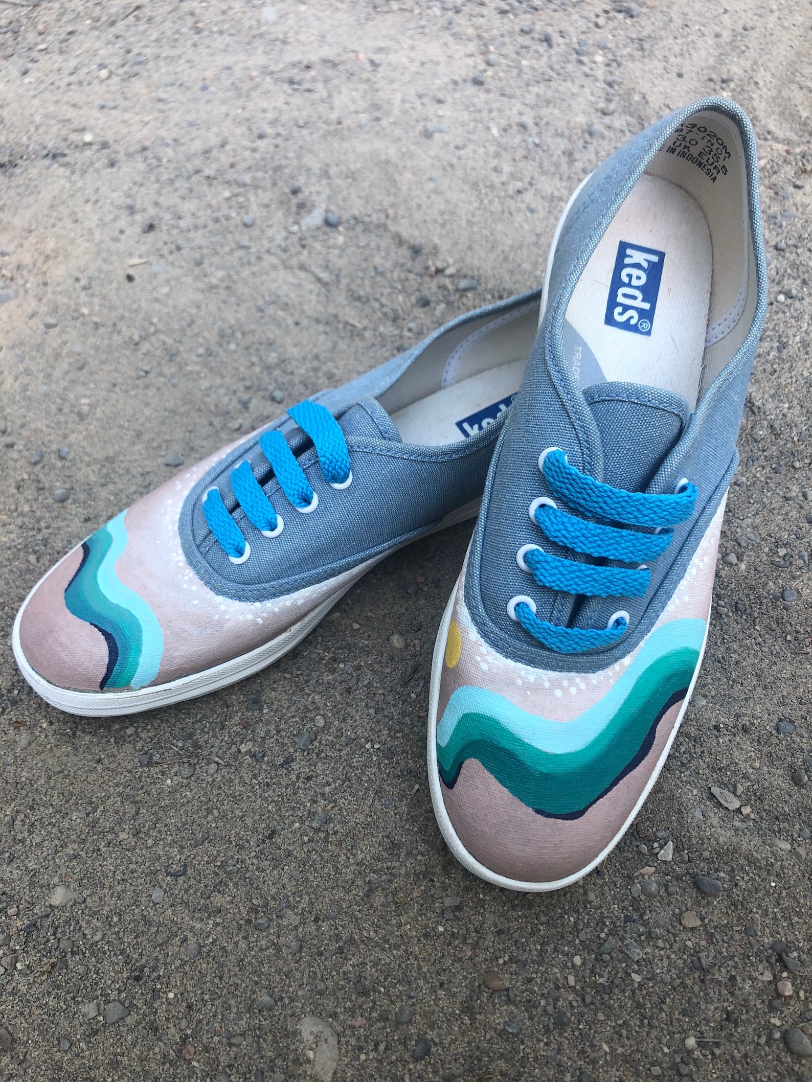 One of A Kind Hand Painted Womens KEDS Shoes - Etsy