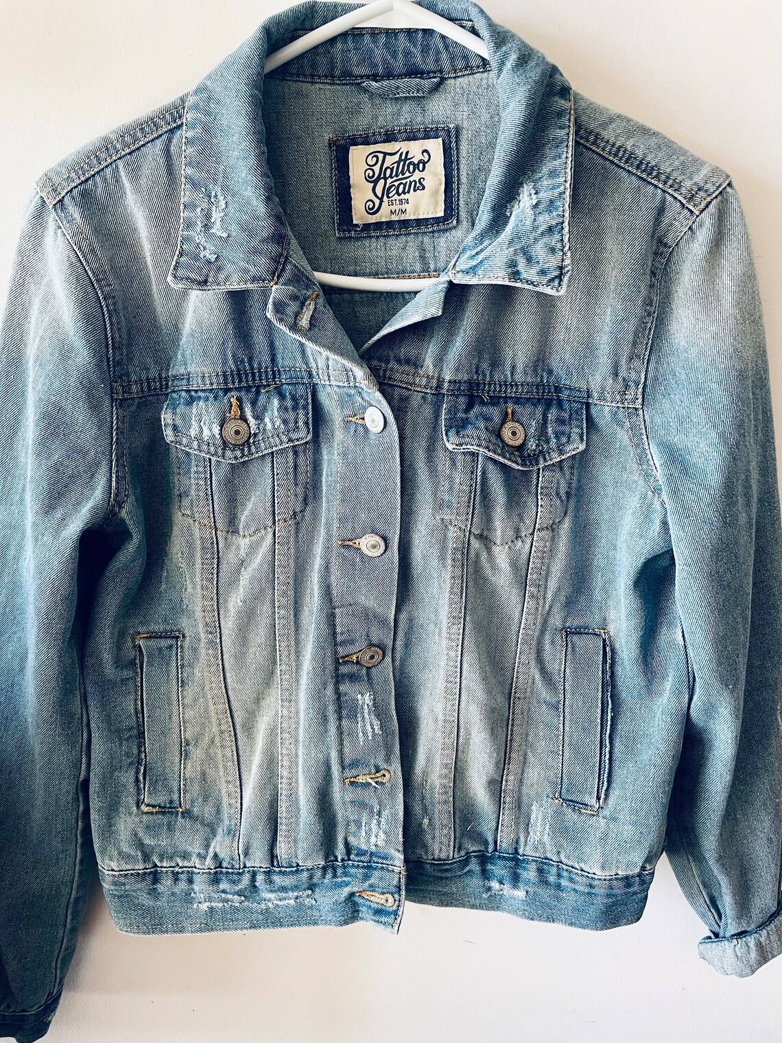 Hand Painted Adult Peace Jacket - Etsy