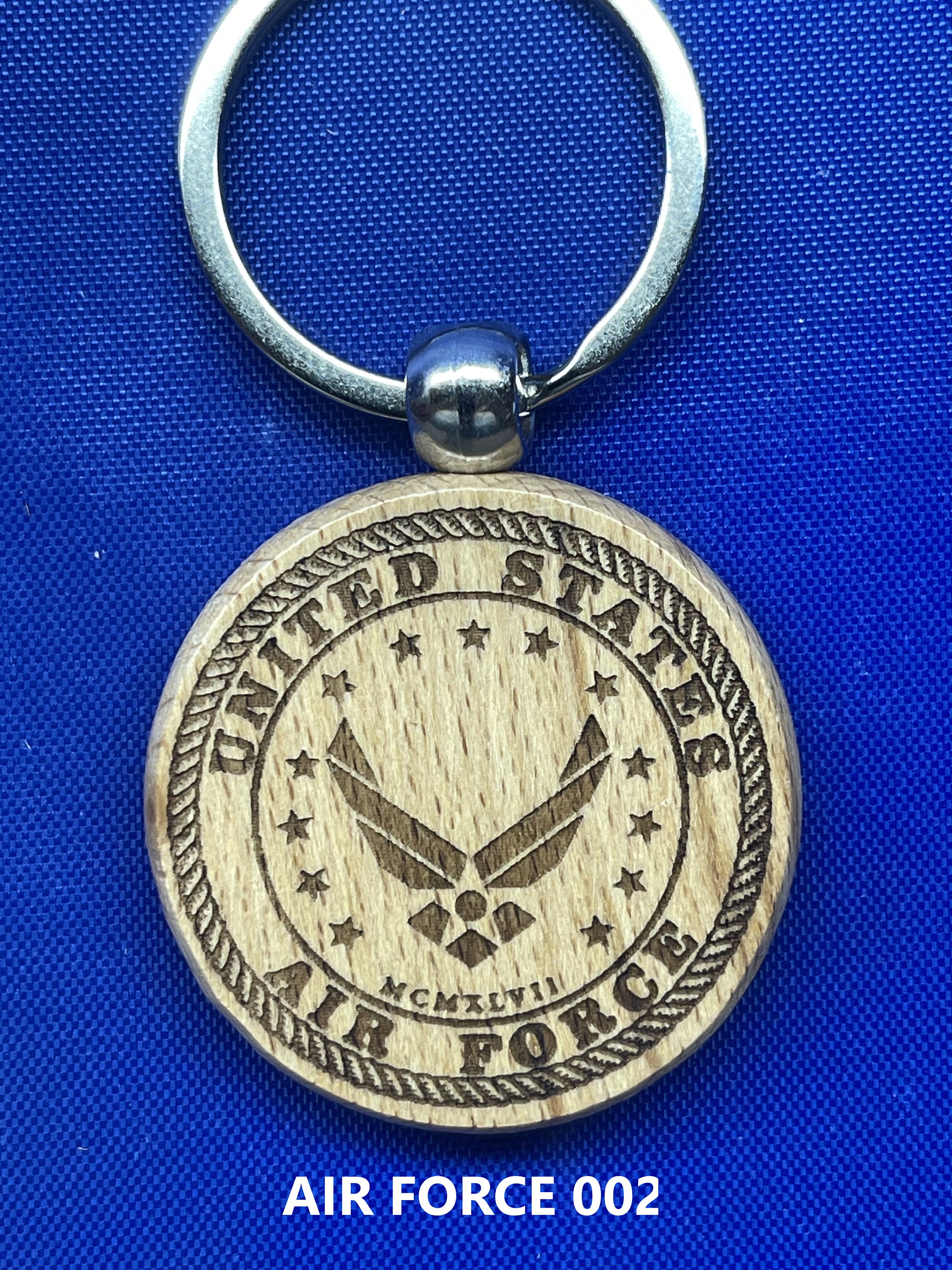 Engraved Wood Military Keychain: USMC Veteran Gift - Etsy