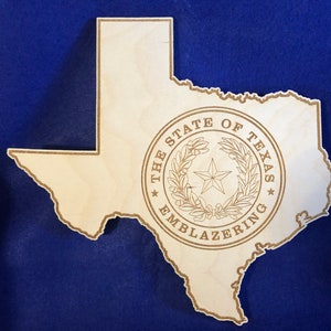 Texas Plaque With State Seal Personalized With Your Name,city,county ...
