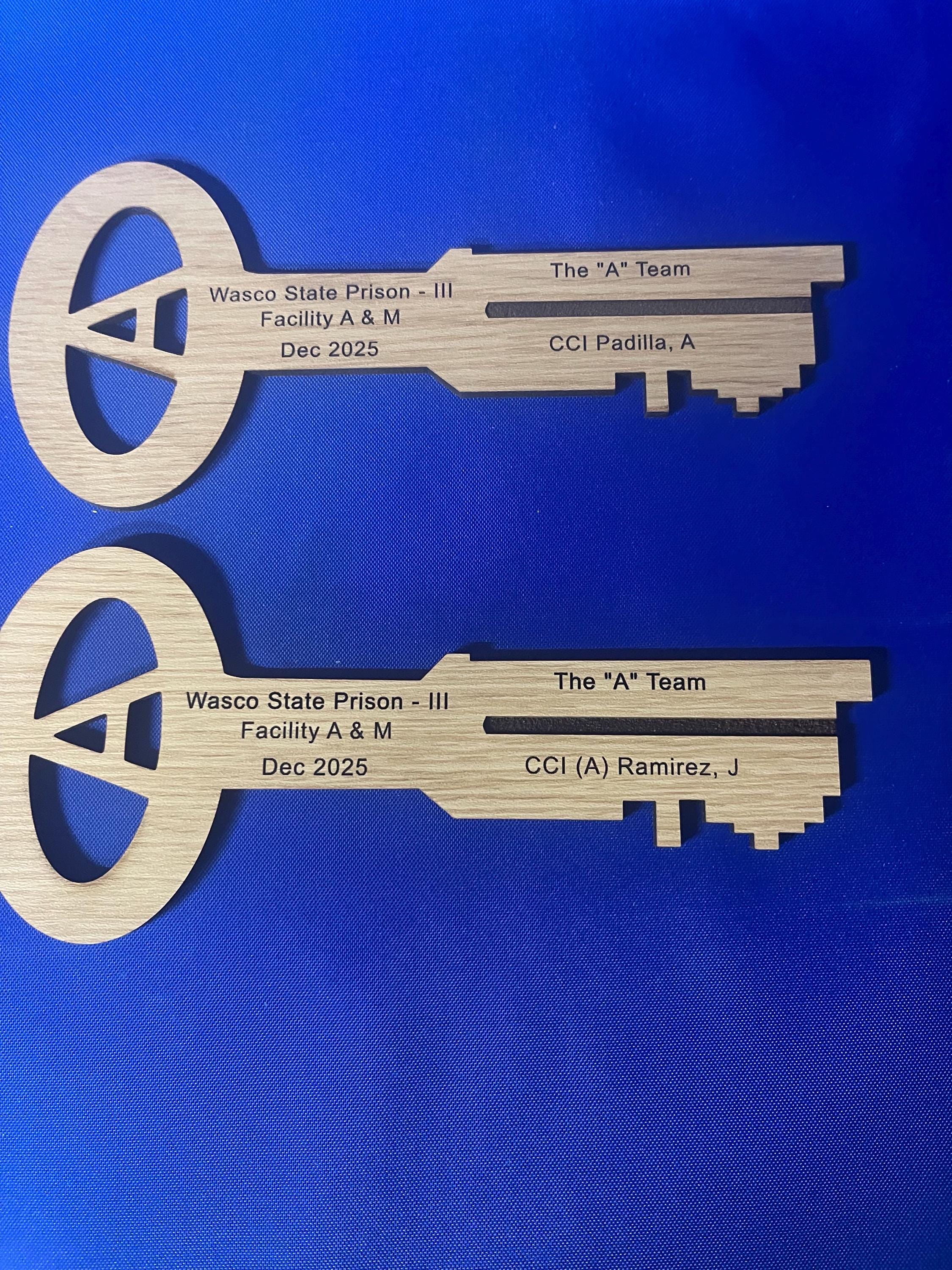 Personalized Laser Cut Wood Jail Key: Correctional Officer Gift - Etsy