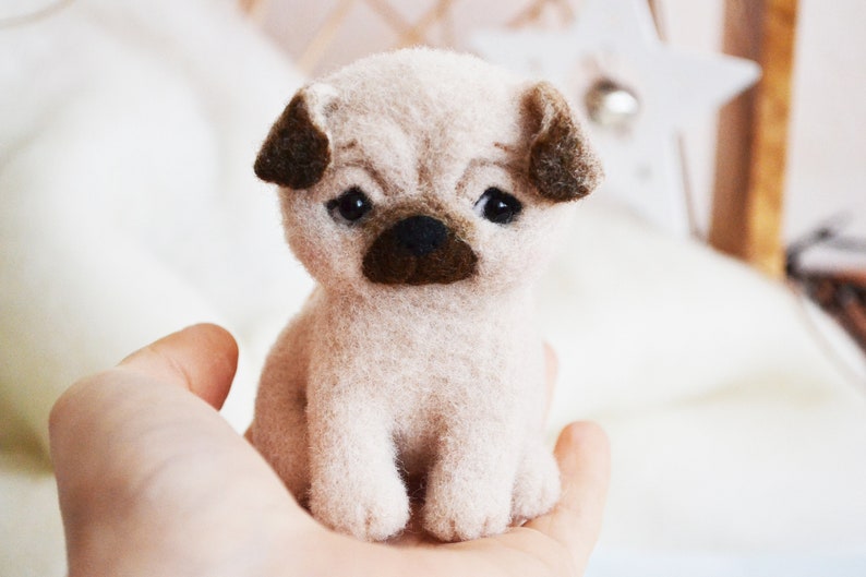 Needle Felted Pug Blythe Pet for Pug Lovers - Etsy