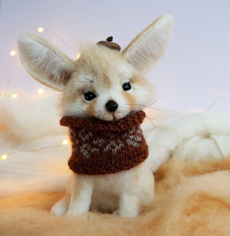 Needle Felted Realistic Fennec Fox Desert Fox - Etsy