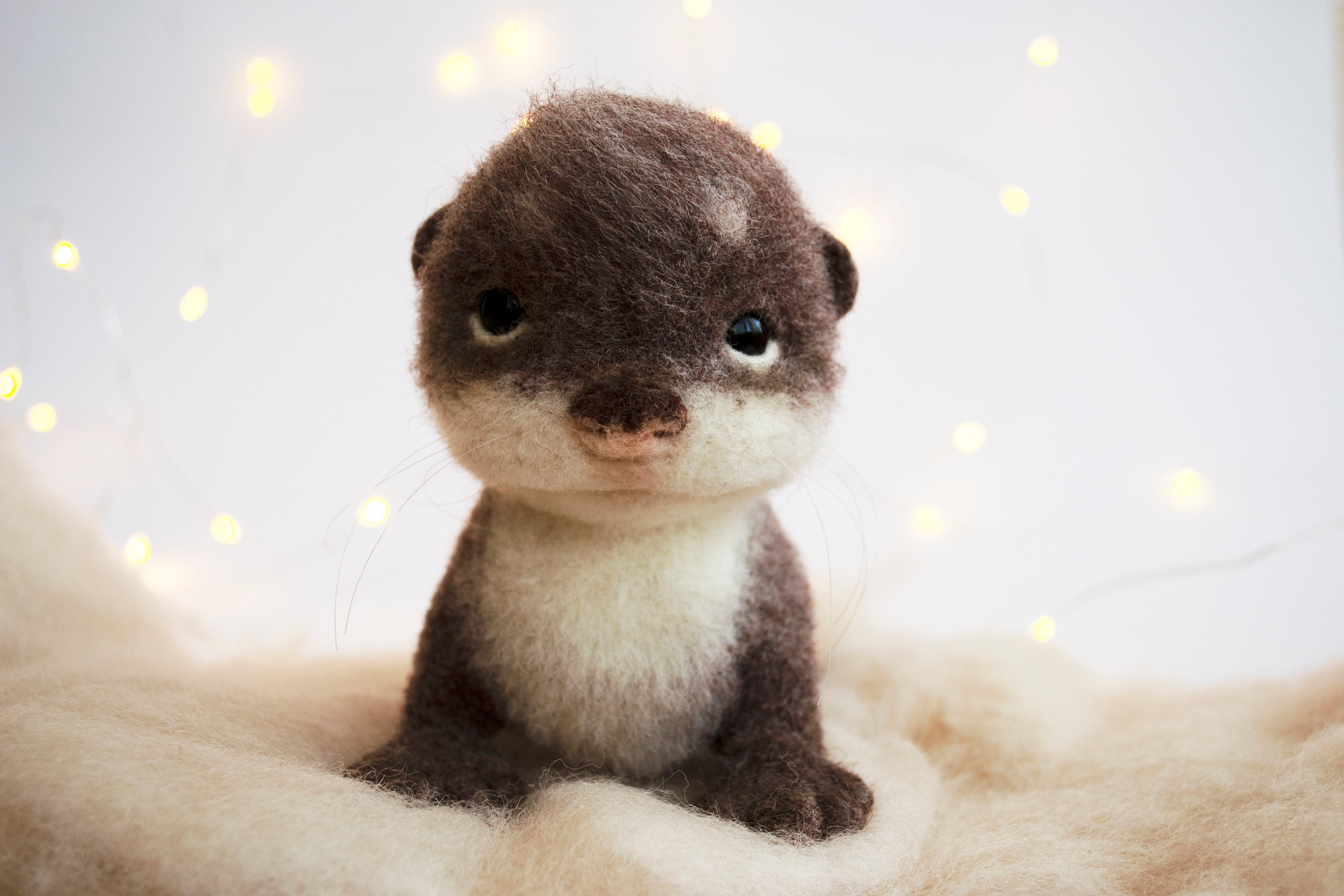 Needle Felted River Otter - Etsy