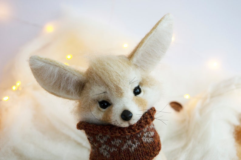 Needle Felted Realistic Fennec Fox Desert Fox - Etsy