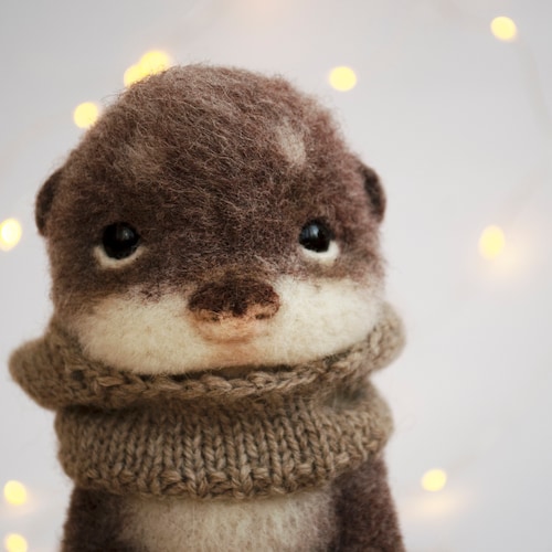 Made to Order Needle Felted River Otter: Custom Needle Felted - Etsy