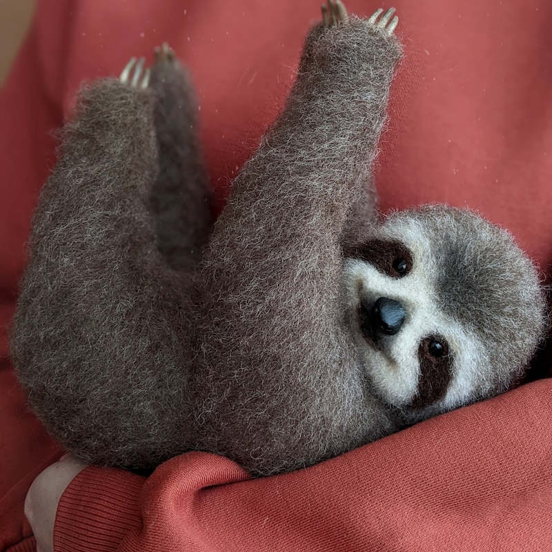 Felt Sloth - Etsy