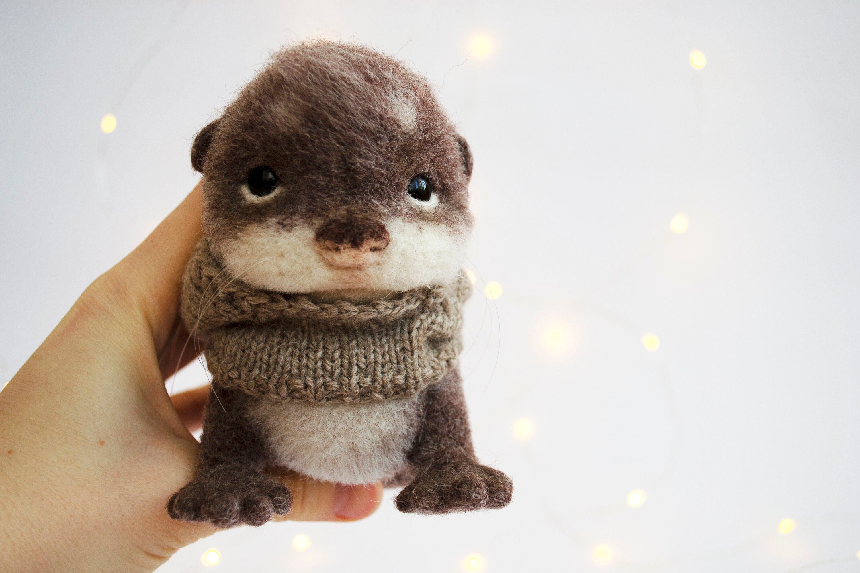 Needle Felted River Otter - Etsy