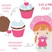 Little Baker Clipart, SVG, Bakery Vector Graphics, Baking Digital Clip ...