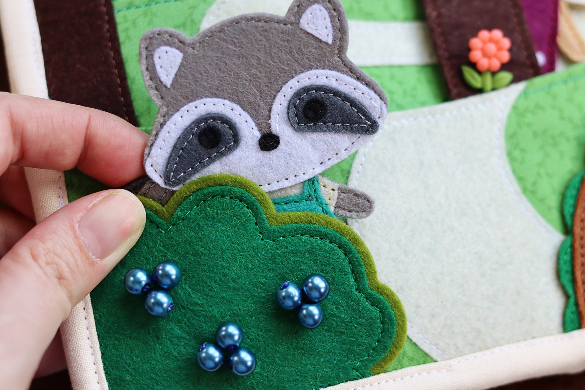 Forest Friends Quiet Book Page - PATTERN & TUTORIAL - Etsy