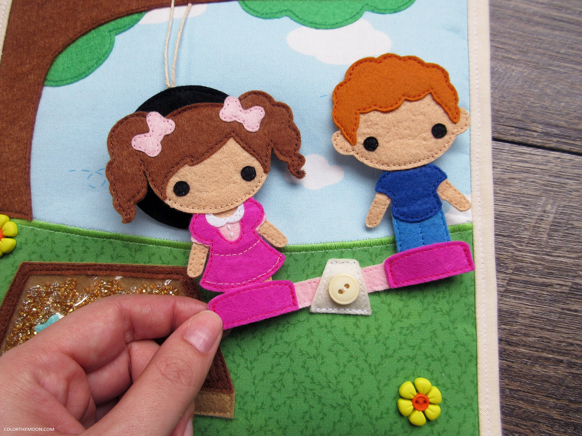 Playground Quiet Book Page - PATTERN & TUTORIAL - Etsy