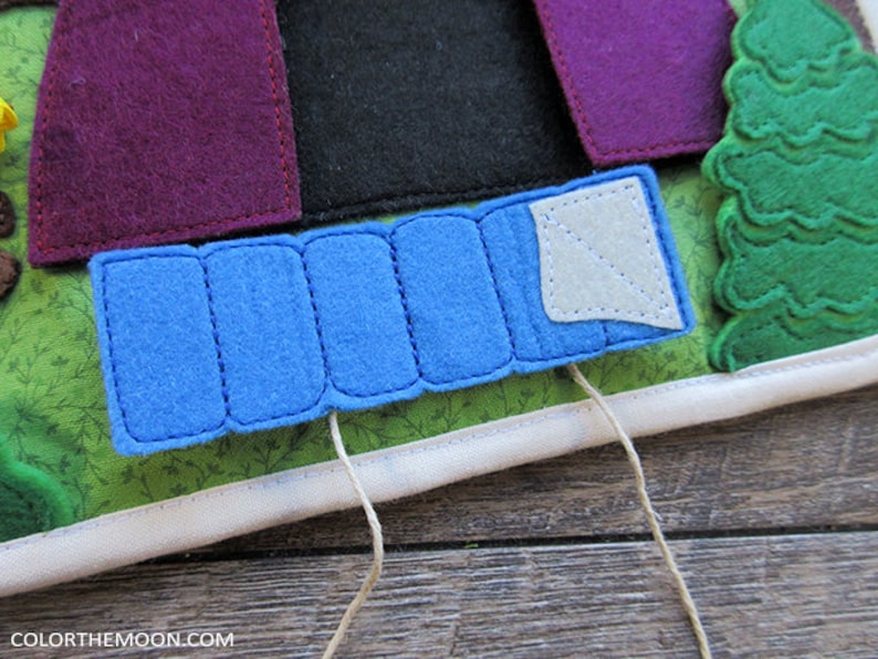 Camping Quiet Book Page PATTERN & TUTORIAL - Etsy Canada