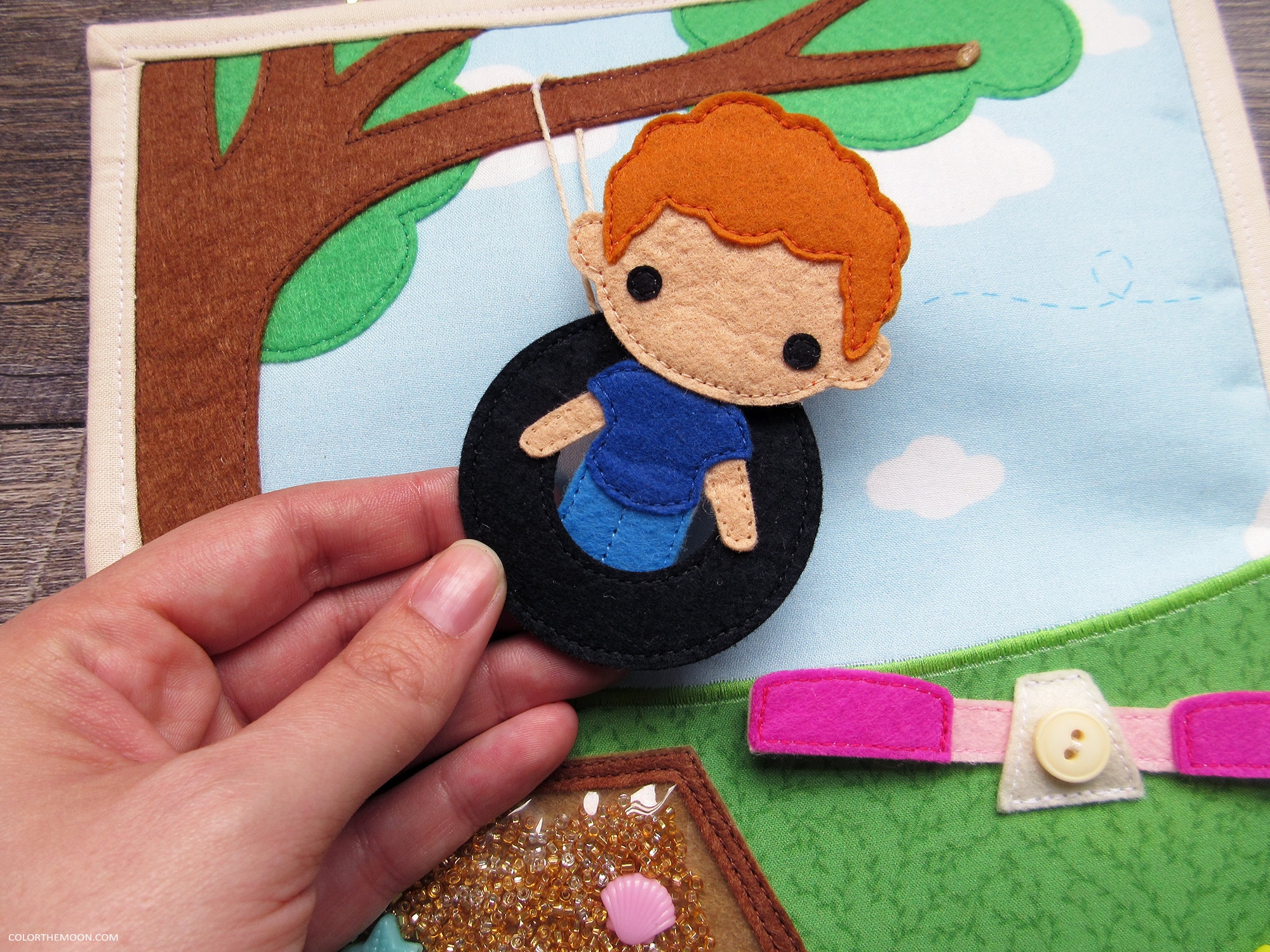 Playground Quiet Book Page - PATTERN & TUTORIAL - Etsy