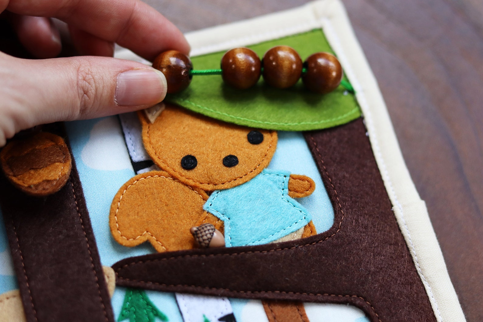 Forest Friends Quiet Book Page - PATTERN & TUTORIAL - Etsy