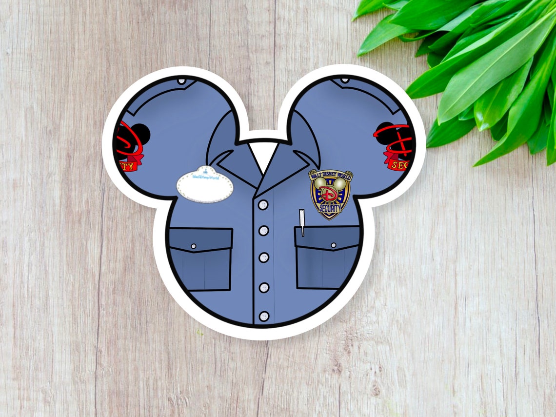 Disney Security Cast Member Sticker / Disney Cast Member Sticker ...