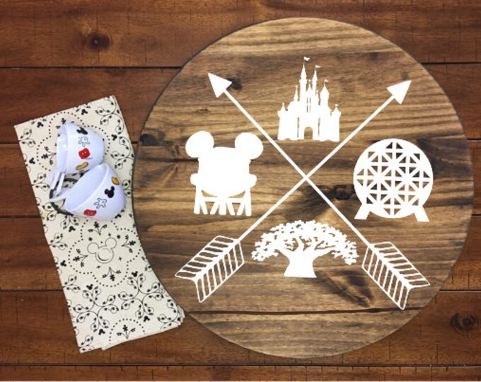 Disney Parks Lazy Susan / Lazy Susan / Magic Kingdom / Disney Decor ...