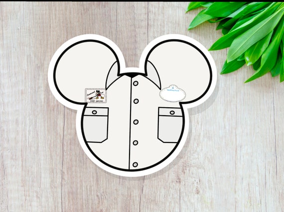 Disney Custodial Sticker / Disney Cast Member Sticker / Disney - Etsy