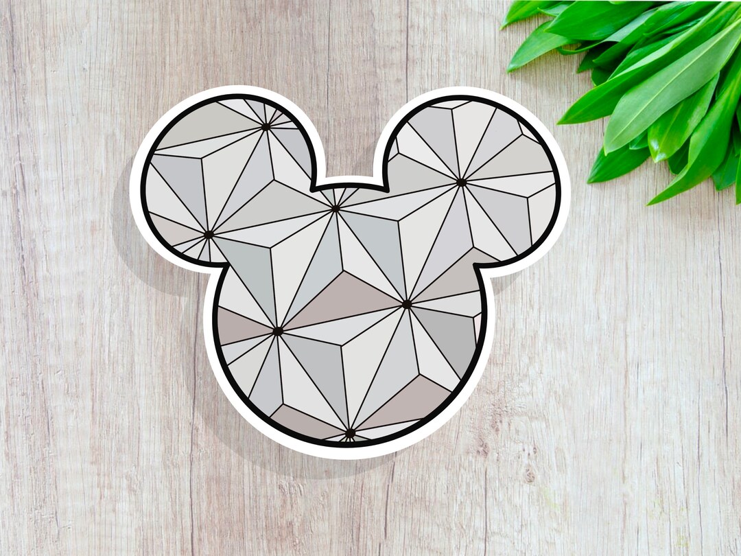 EPCOT Sticker / Mickey Ears Sticker / Geodesic Sphere Sticker / Disney ...