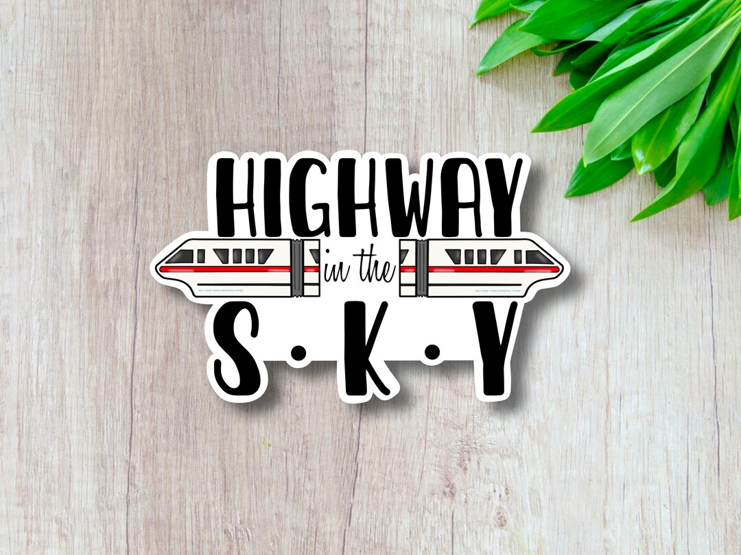 Disney Monorail Sticker / Disney Transportation Sticker / Disney ...
