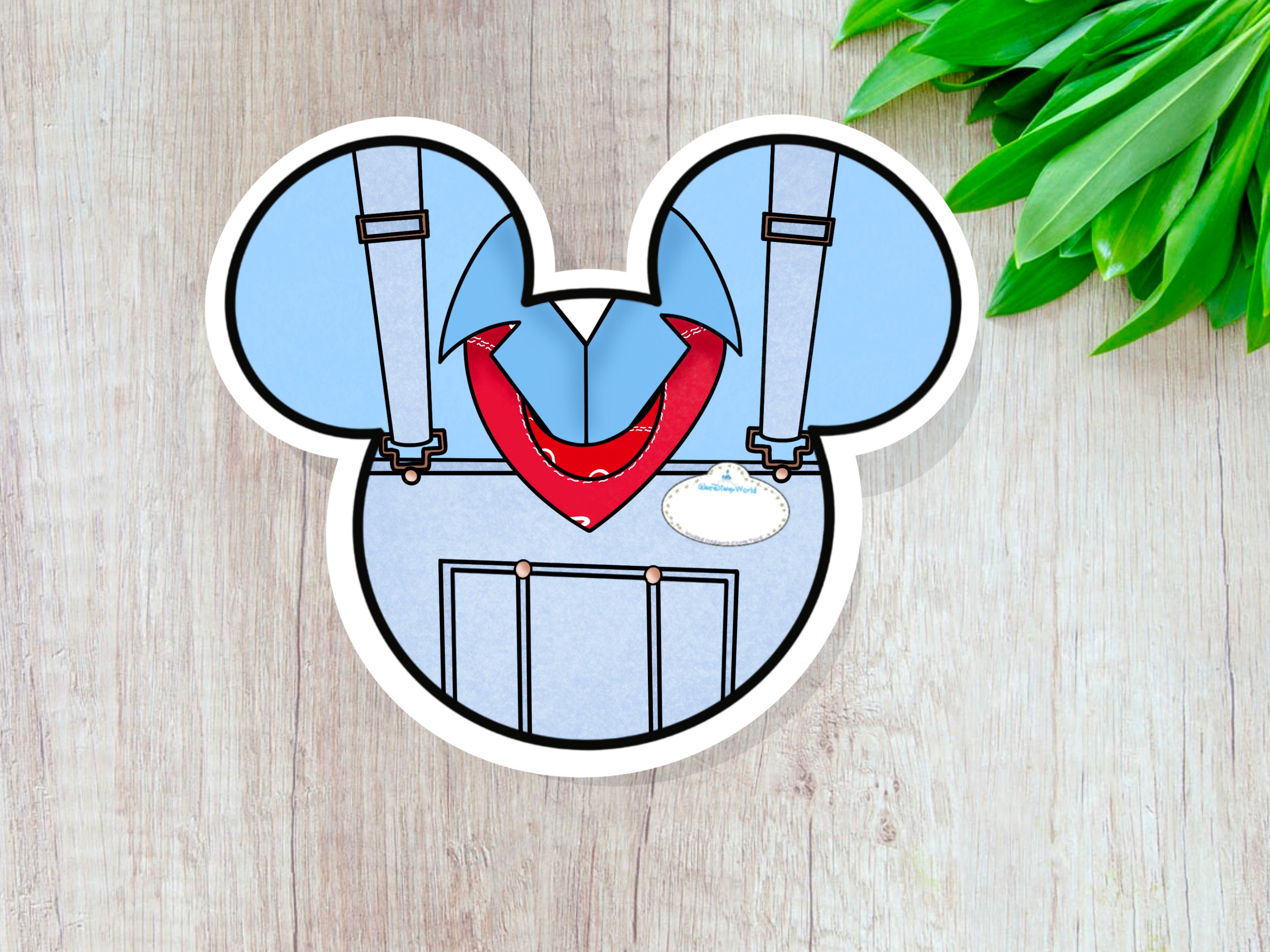 Disney Train Engineer Sticker / Disney Cast Member Sticker | Printerval ...