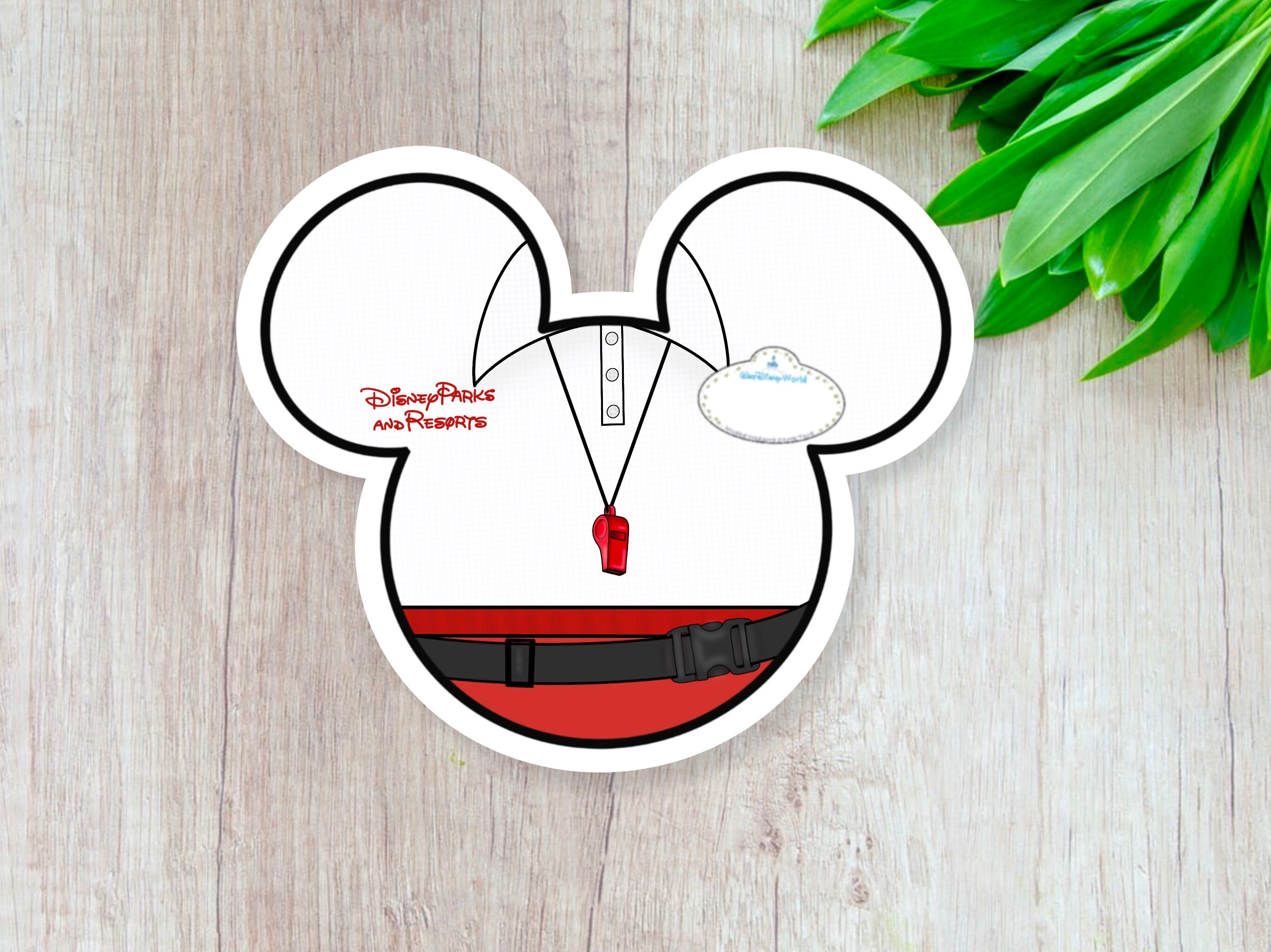 Disney Lifeguard Cast Member / Disney Cast Member Sticker / - Etsy
