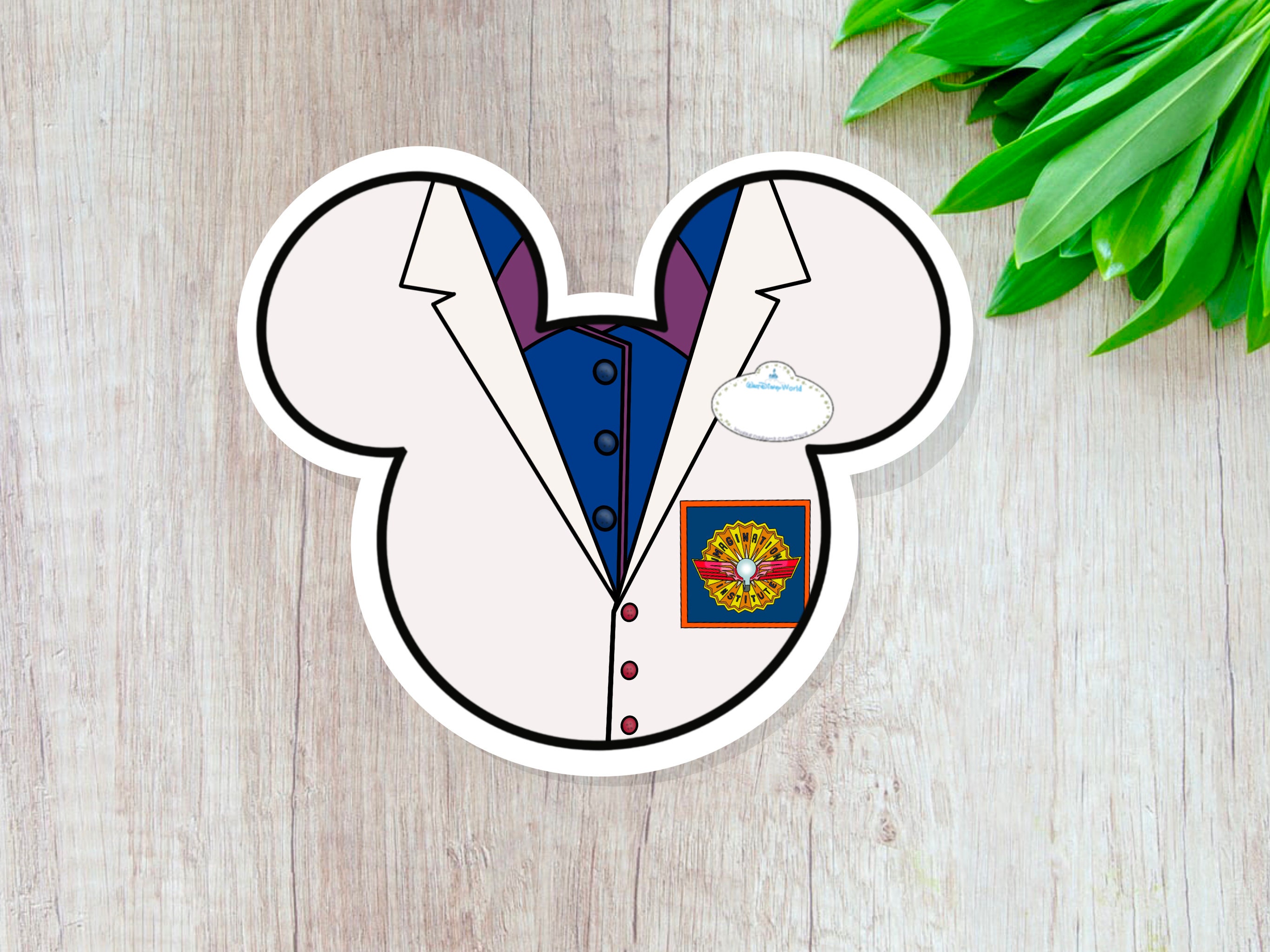 Disney Journey Into Imagination Cast Member Sticker / Disney - Etsy UK