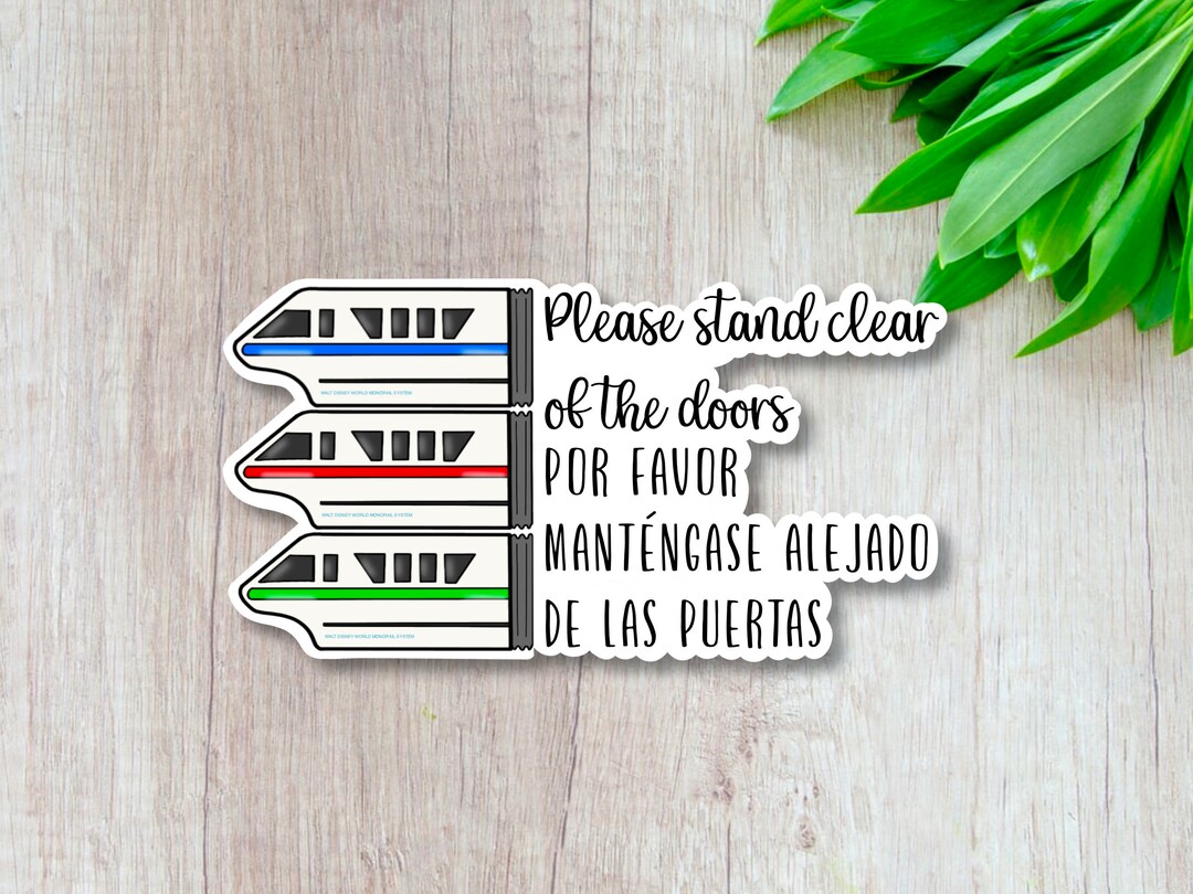Disney Monorail Sticker / Disney Transportation Sticker / Disney ...