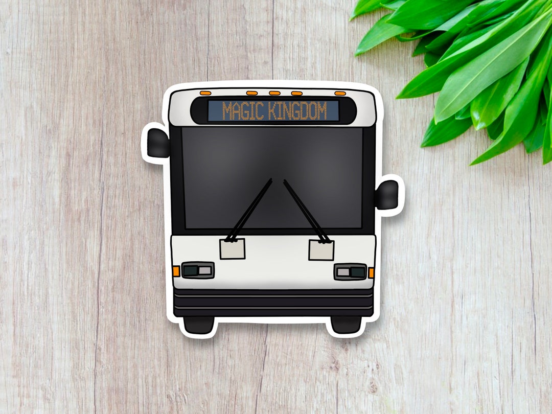 Disney Bus Sticker / Disney Transportation Sticker / Disney Sticker - Etsy