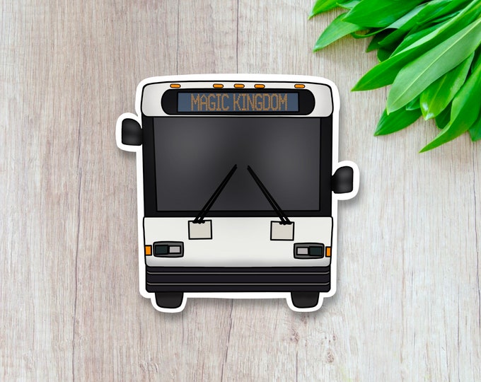 Disney Bus Sticker / Disney Transportation Sticker / Disney Sticker - Etsy